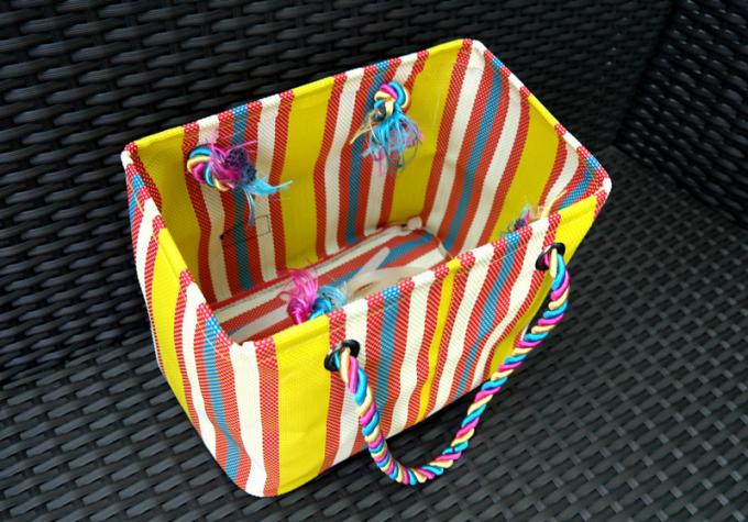 Textilene mesh fabric to do bag reuse Easy clean for shoping bag