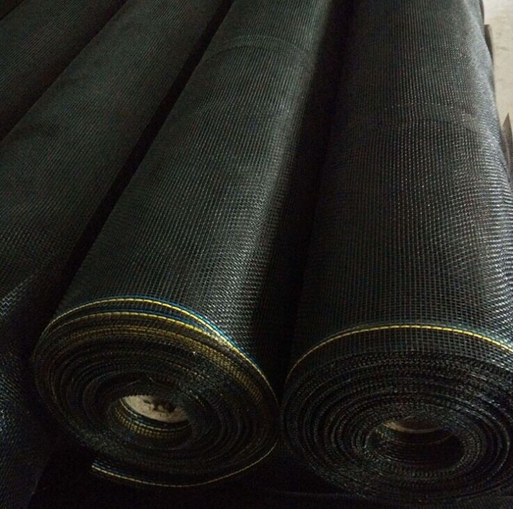Fiberglass mesh Window Screen netting in black color