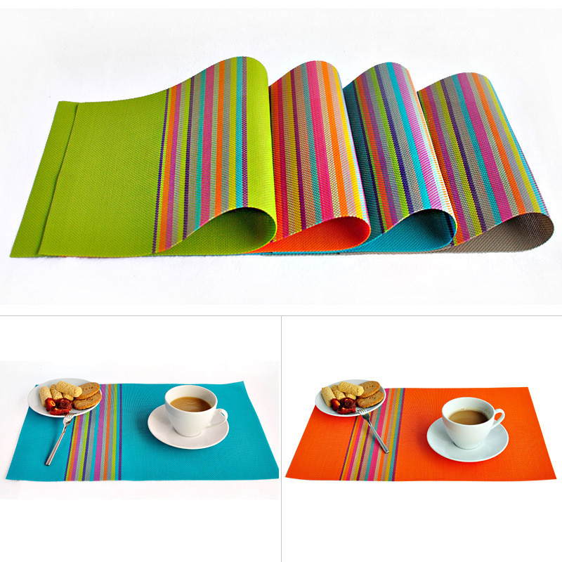 Pvc mesh, textilene, PVC coated fabric, Table mats, placemat 45*30 cm