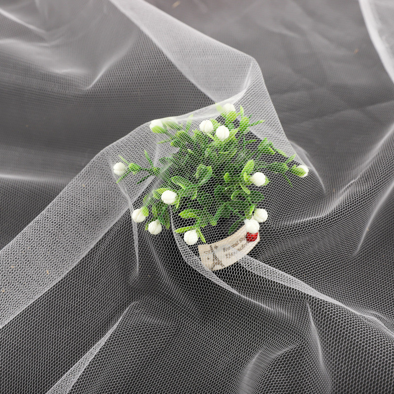 Polyester Transparent Wedding Gauze Embroidery Gauze Polyester Cloth