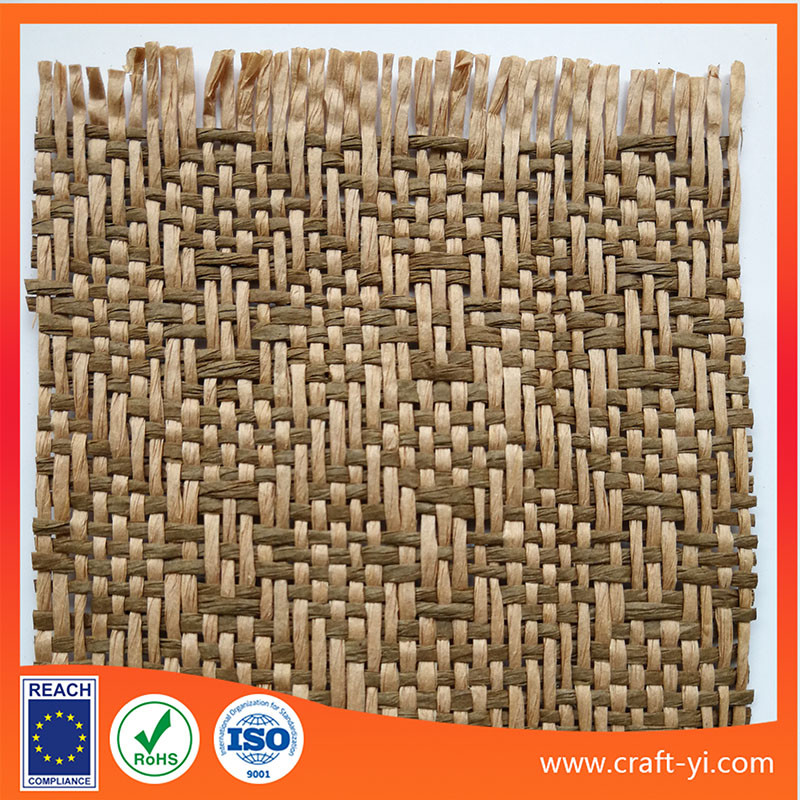 woven straw fabric for hats in natural material textile fabric