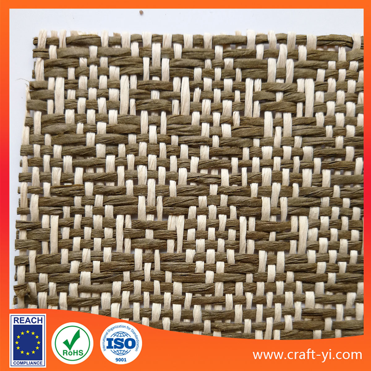 Woven Paper Fabrics Weaving is a method of textile in ecofriendly material