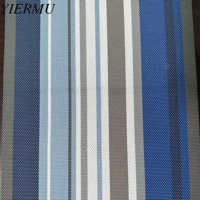 stripe textilene a tightly woven outdoor sun shade fabric Solar PVC ...