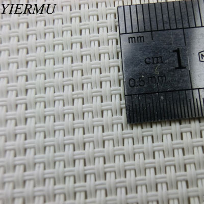 White Color Outdoor Patio Furniture Mesh Fabric 2x2 Woven Style