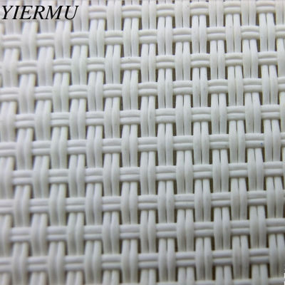 White Color Outdoor Patio Furniture Mesh Fabric 2x2 Woven Style