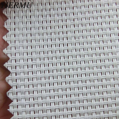White Color Outdoor Patio Furniture Mesh Fabric 2x2 Woven Style