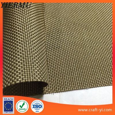 Golden Color Outdoor Mesh Fabrics Patio Furniture Sling Fabric By The Yard