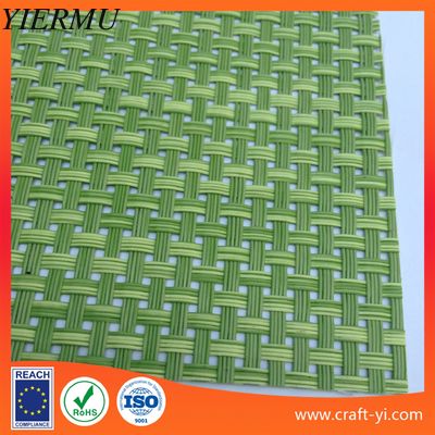 Rattan gray color Textilene mesh fabric 4X4 weave PVC coated Polyester ...