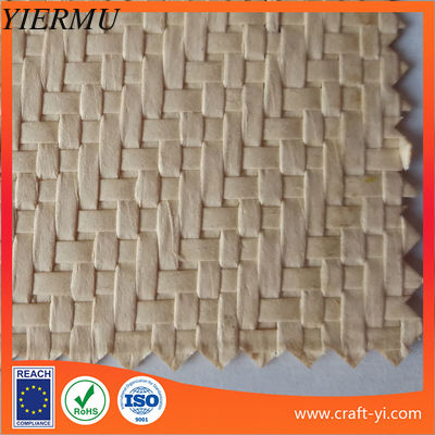 wreath straw fabric rolls for hats woven straw fabric by the yard textile